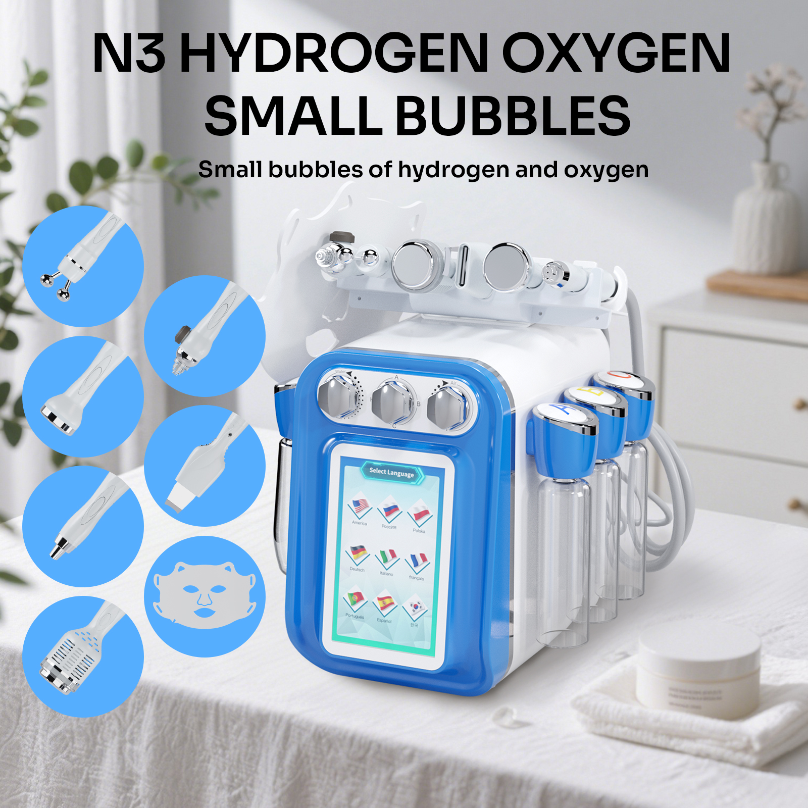 N3 7in1 Hydro Facial Machine – Yicai Yuemei