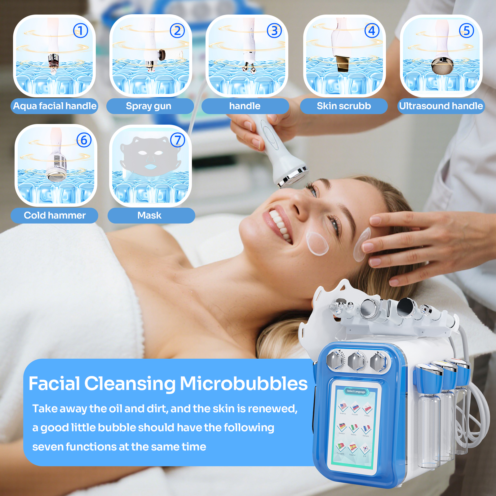 N3 7in1 Hydro Facial Machine – Yicai Yuemei